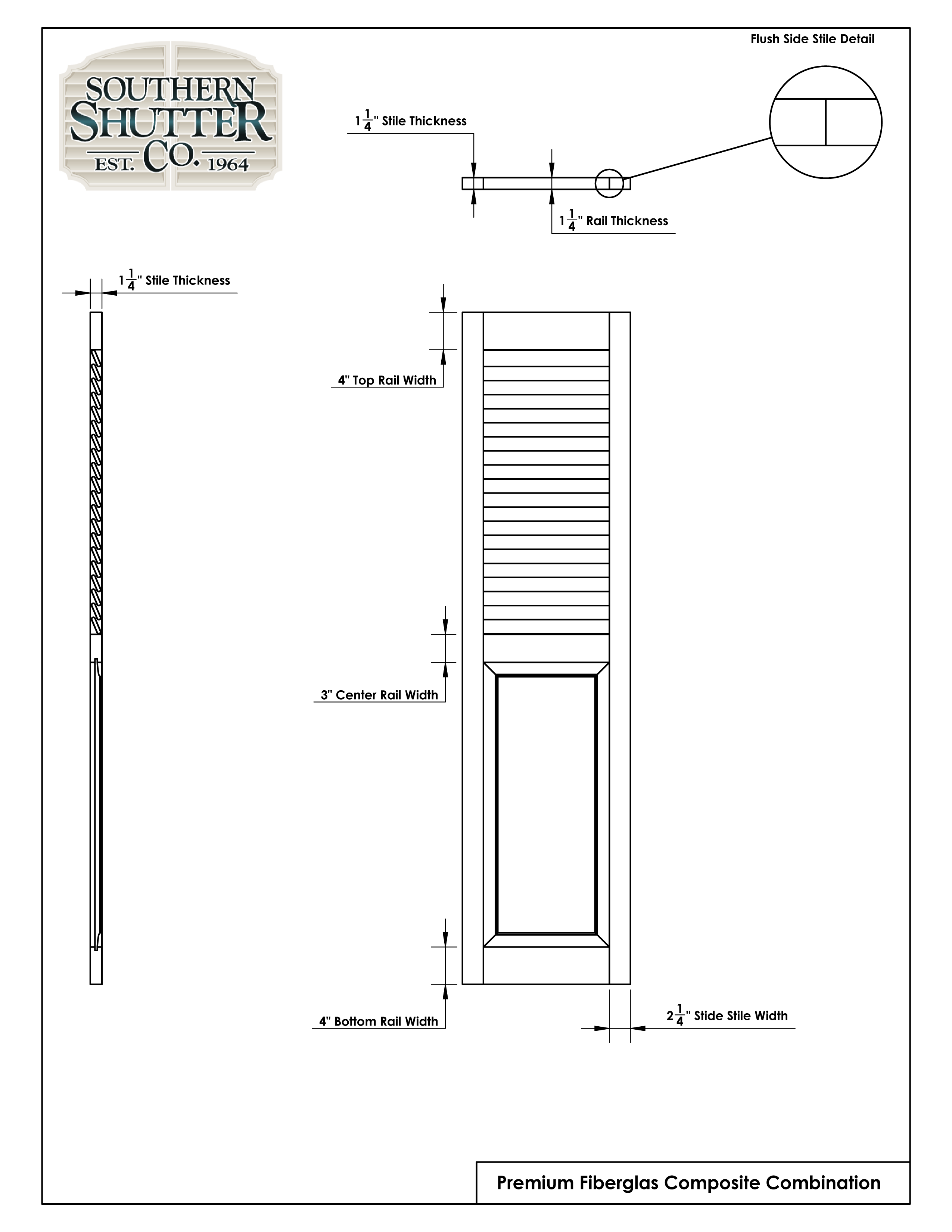 Premium Fiberglass Composite Combination